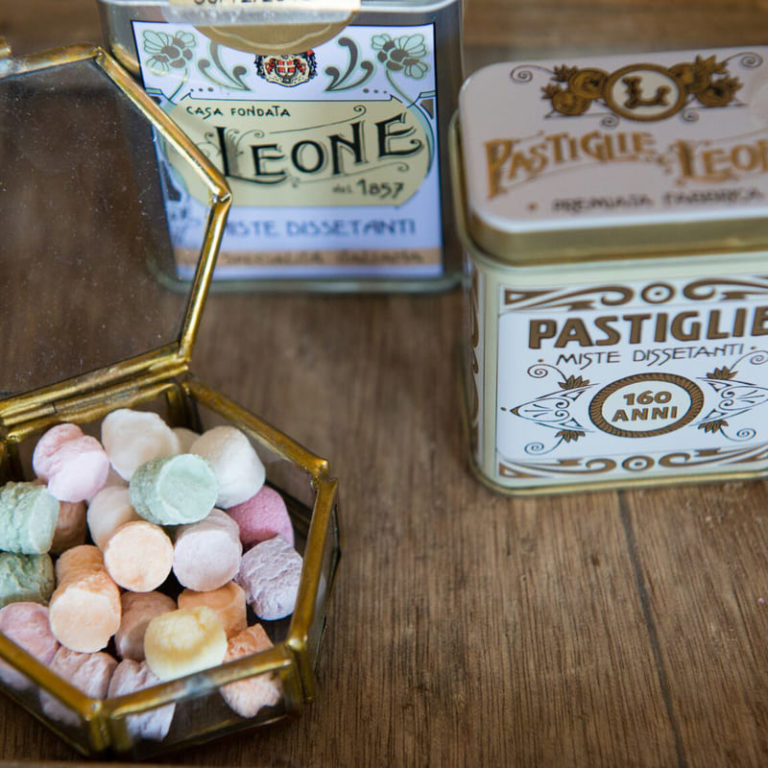 pastilles Leone parfums assortis - Violette & Berlingot