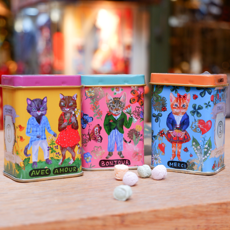 Les pastilles italiennes Leone sans gluten - Violette & Berlingot